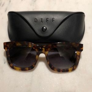 DIFF Eyewear Accessories | Cruz Goldblue Mirrored Aviators | Poshmark